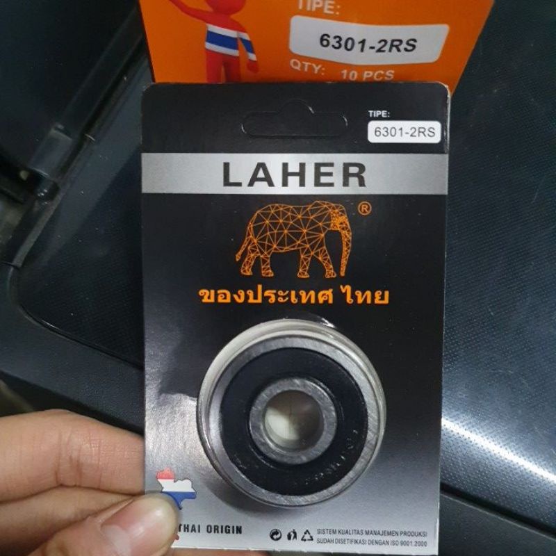 Jual LAHAR BEARING LAHER UKURAN 6301 2RS THAI ORIGIN | Shopee Indonesia