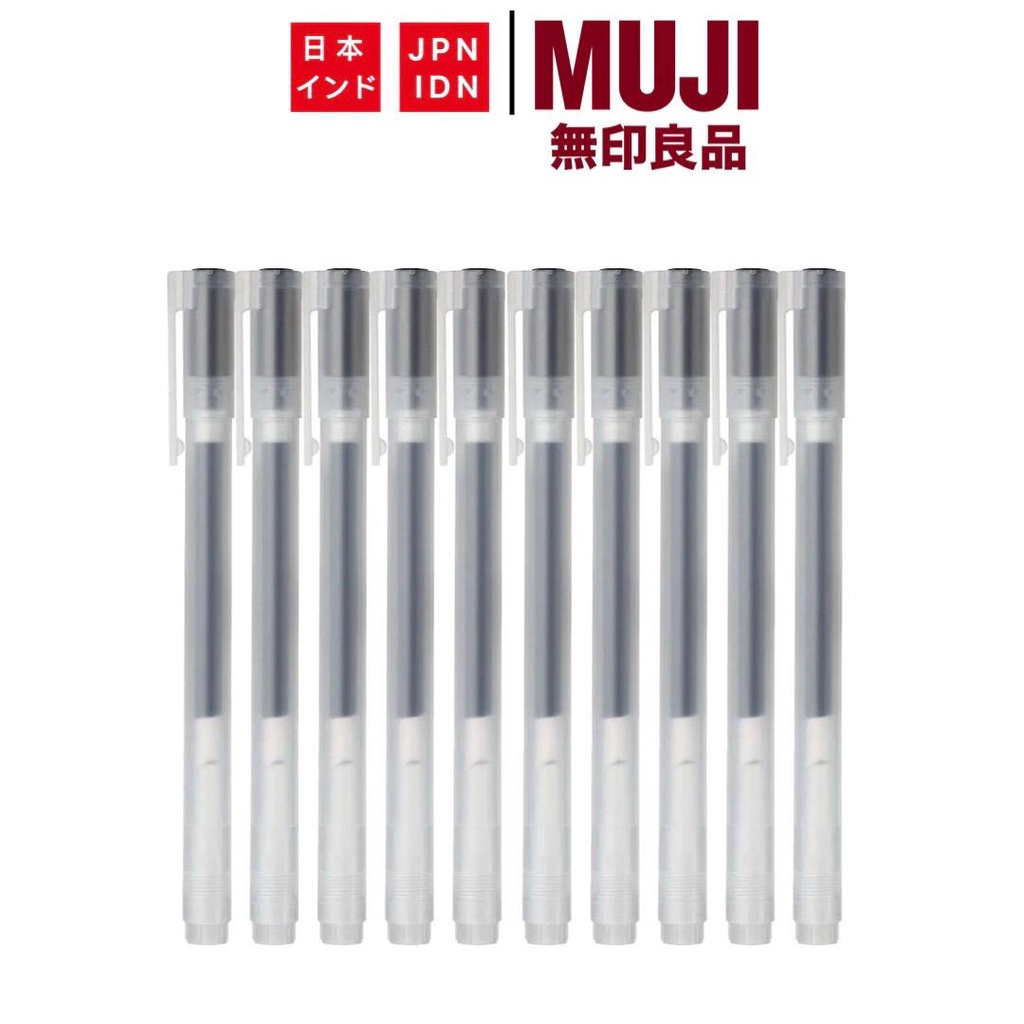 Jual [ Ready Stock ] Muji Pulpen tinta Gel ink Ballpoint Pen 0.5 mm dan ...