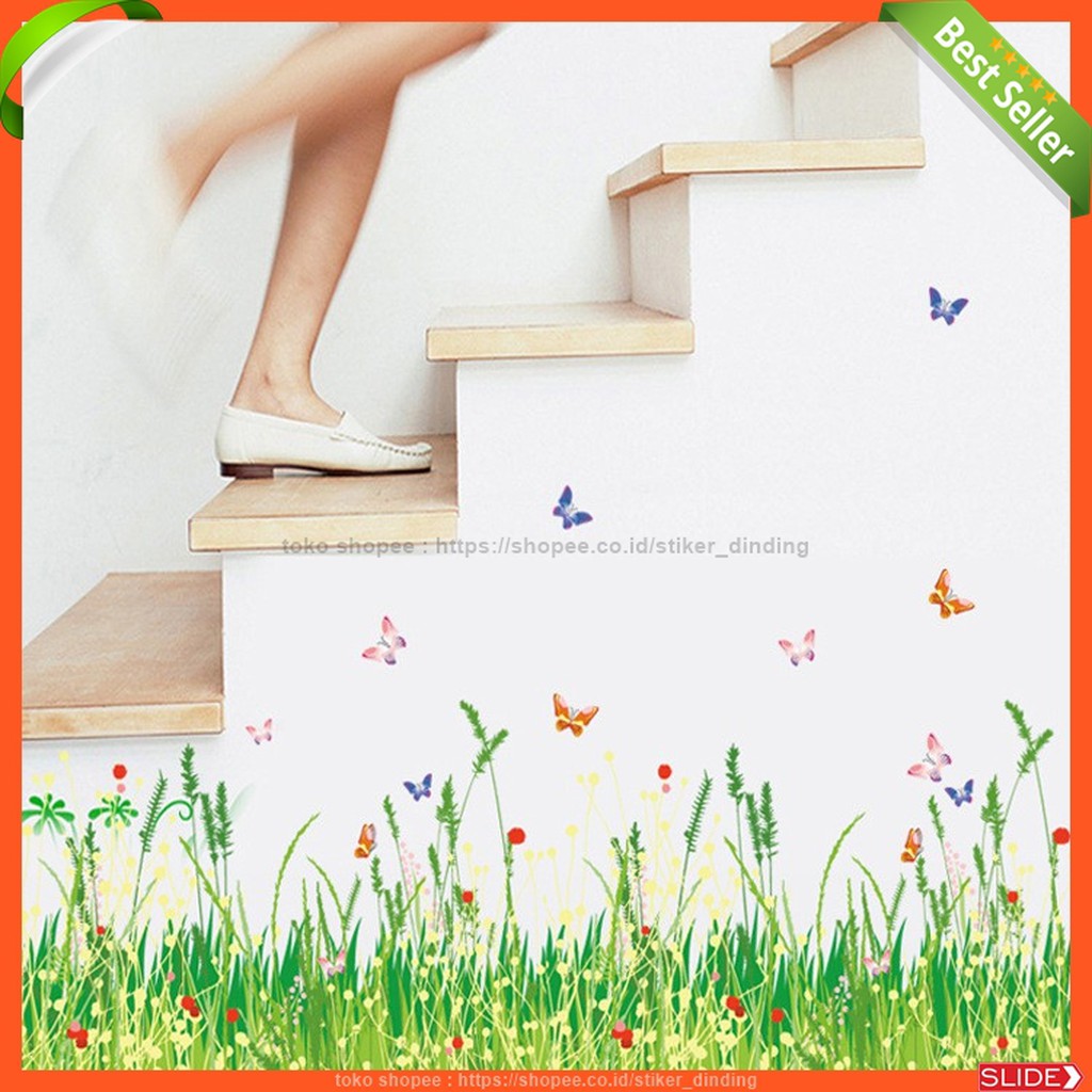 Jual STIKER DINDING WALLSTICKER WALL STICKER RUMPUT PANTAI SW - 193 ...