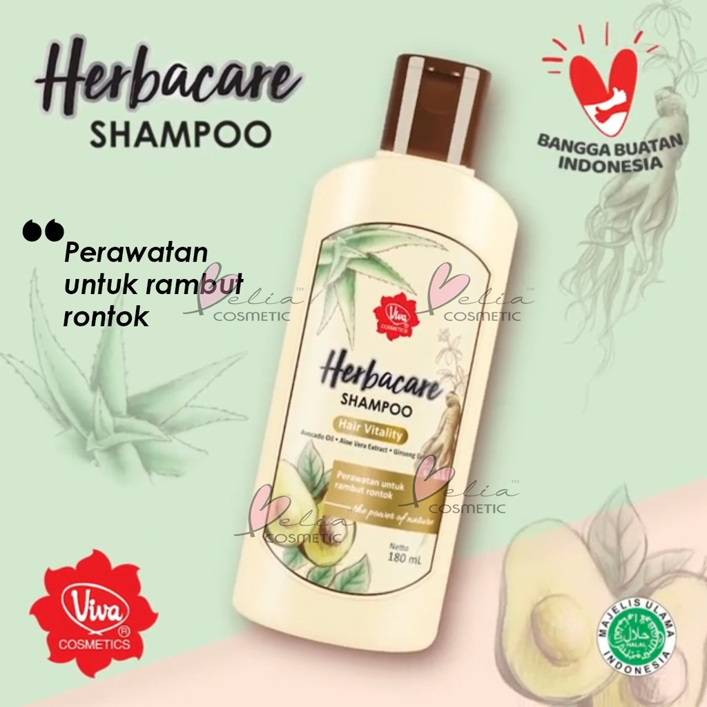 Jual BELIA VIVA Herbacare Shampoo | Conditioner | Perawatan Rambut ...