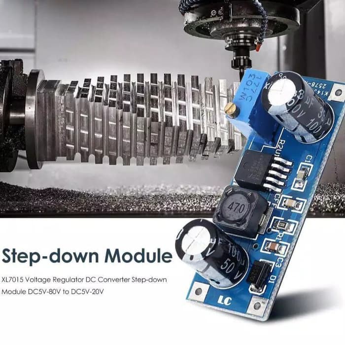 Jual modul step down xl7015 xl 7015 modul penurun tegangan 80V ke 5V ...