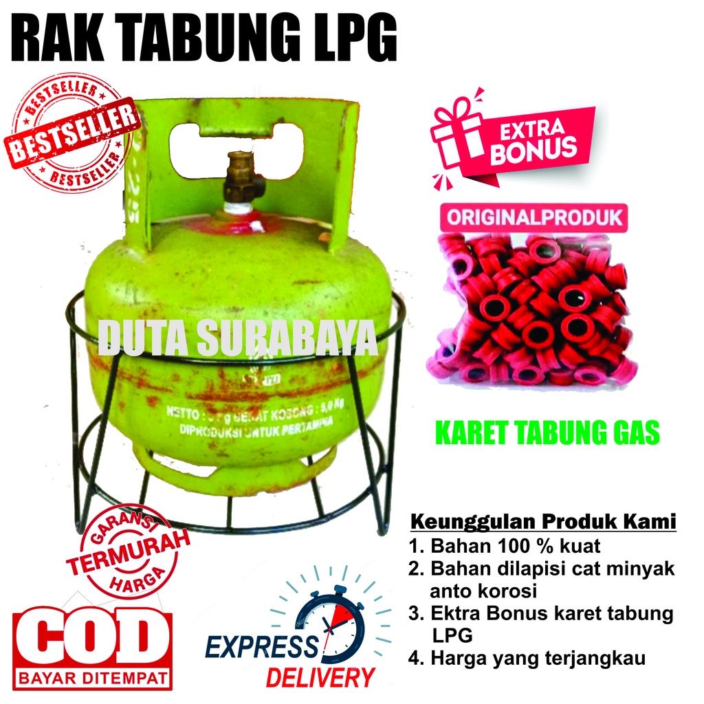 Jual PROMO TERMURAH Rak Tabung Gas LPG - Tempat Tabung Gas LPG ...
