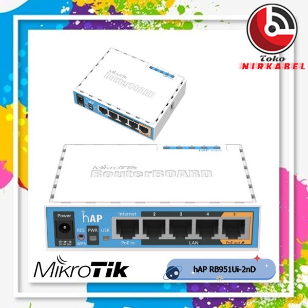 Jual MikroTik hAP RB951Ui-2nD | RB951Ui 2nD | RB951 Ui 2nD | Shopee ...