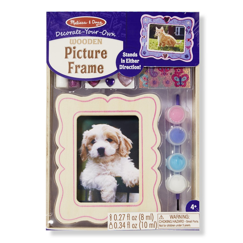 Jual Melissa & Doug Picture Frame Bingkai Kayu Mewarnai MD-8855 ...
