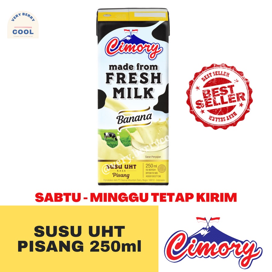 Jual Cimory Fresh Milk UHT 250ml Susu UHT Cimory | Shopee Indonesia