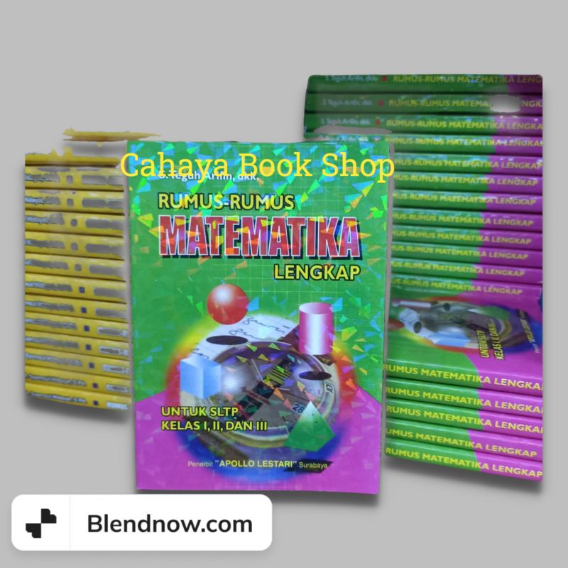 Jual Rumus-Rumus Matematika Lengkap Untuk SMP Kelas I, II dan III ...