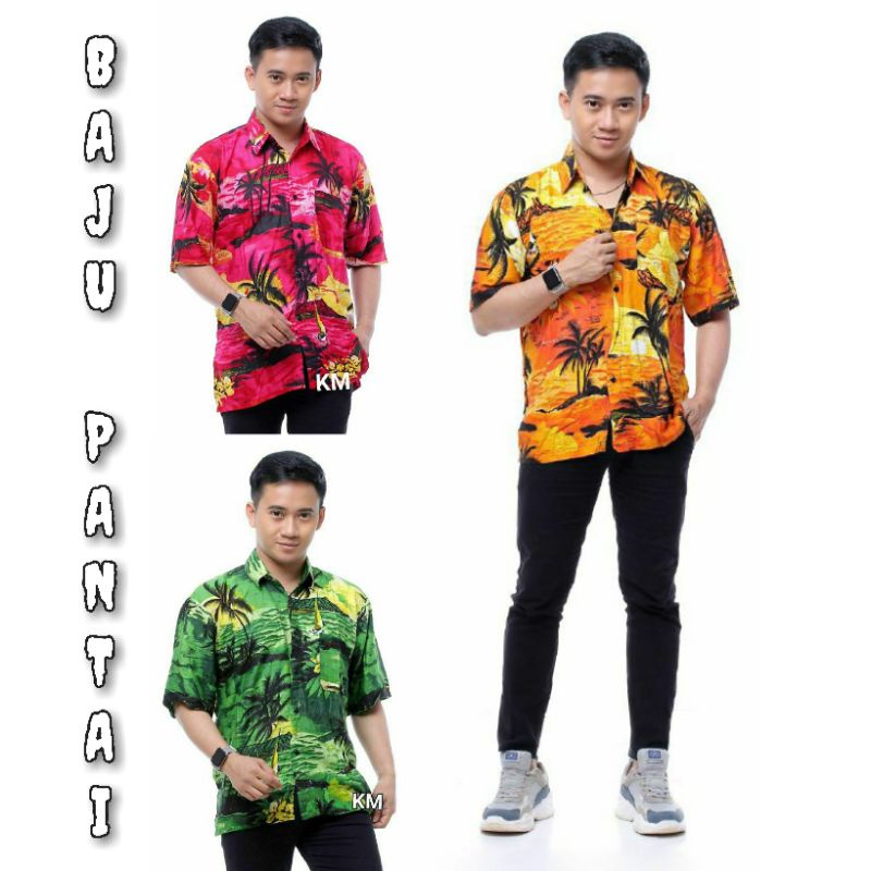 Jual BAJU PANTAI BAJU SANTAI PRIA DAN WANITA | Shopee Indonesia