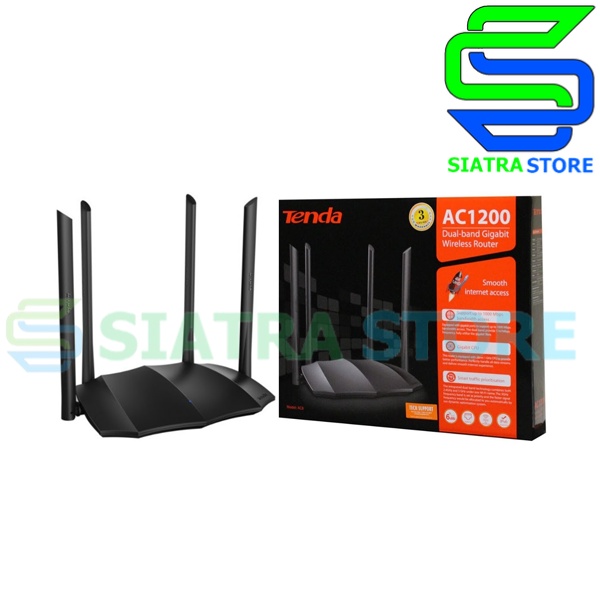 Jual Tenda AC8 AC1200 Dual-band Gigabit Wireless Router | Shopee Indonesia