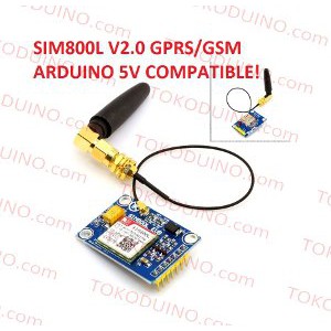 Jual SIMCOM SIM800L V2 0 QUAD BAND GPRS GSM SMS MODULE 5V TTL ARDUINO PNP | Shopee Indonesia