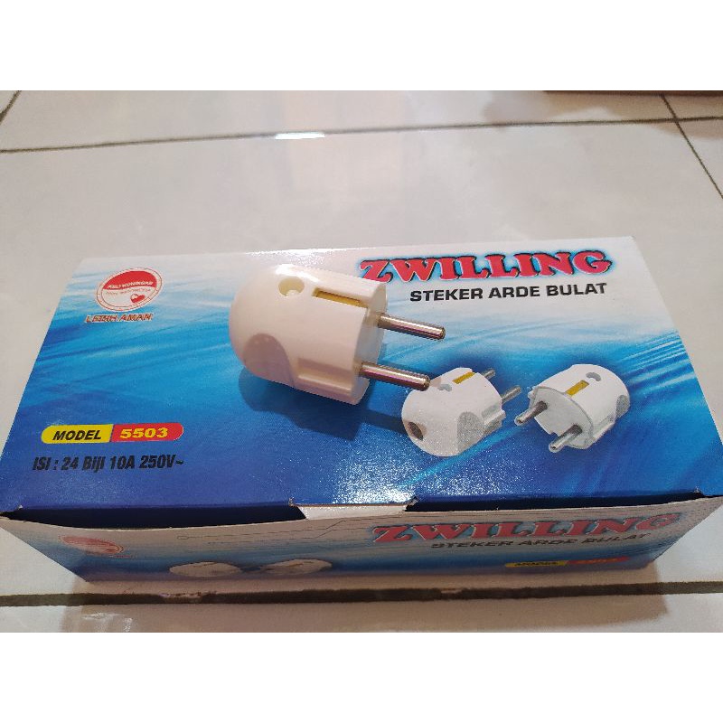 Jual steker arde bulat/steker bulat murah/colokan listrik | Shopee ...