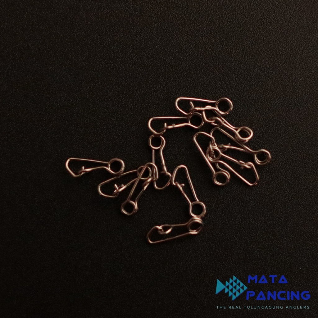 Jual 60pcs snap double ring stainless anti karat sambungan swivel ...