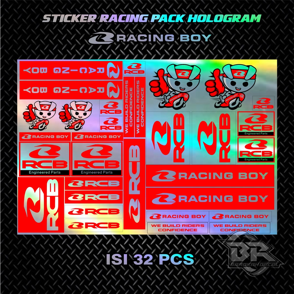 Jual Sticker Racing Rcb Pack Stiker Motor | Shopee Indonesia
