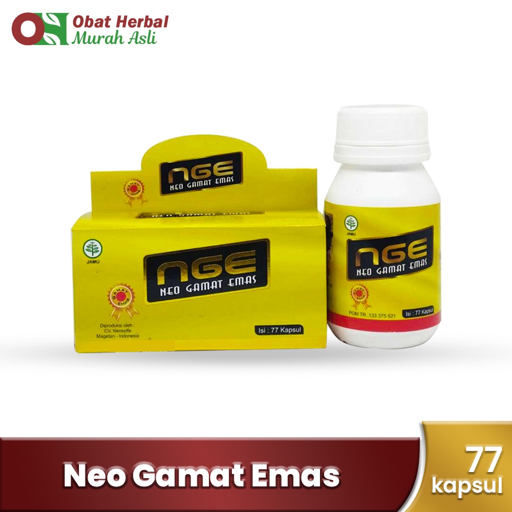Jual Herbal Neo Gamat Emas Kapsul Isi 77 (Kapsul NGE) | Shopee Indonesia