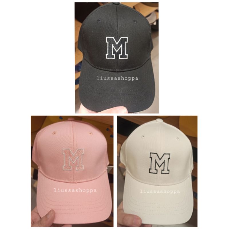Jual Topi Miniso - Fashionable Letter M Baseball Cap | Shopee Indonesia