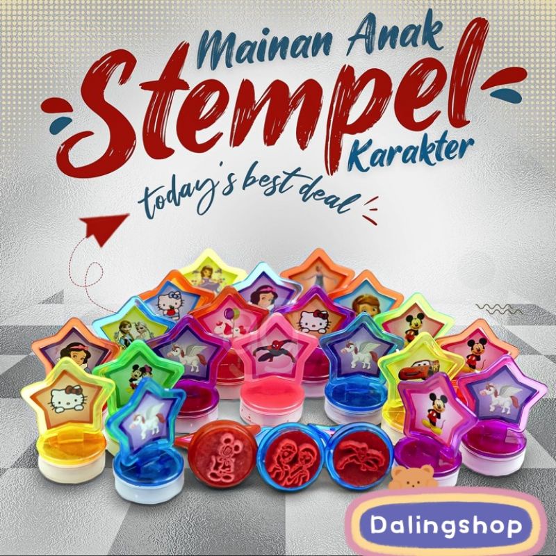 Jual Dalingshop / Stempel 1 Set [1 Bh] Lucu / Stempel Nilai Karakter ...