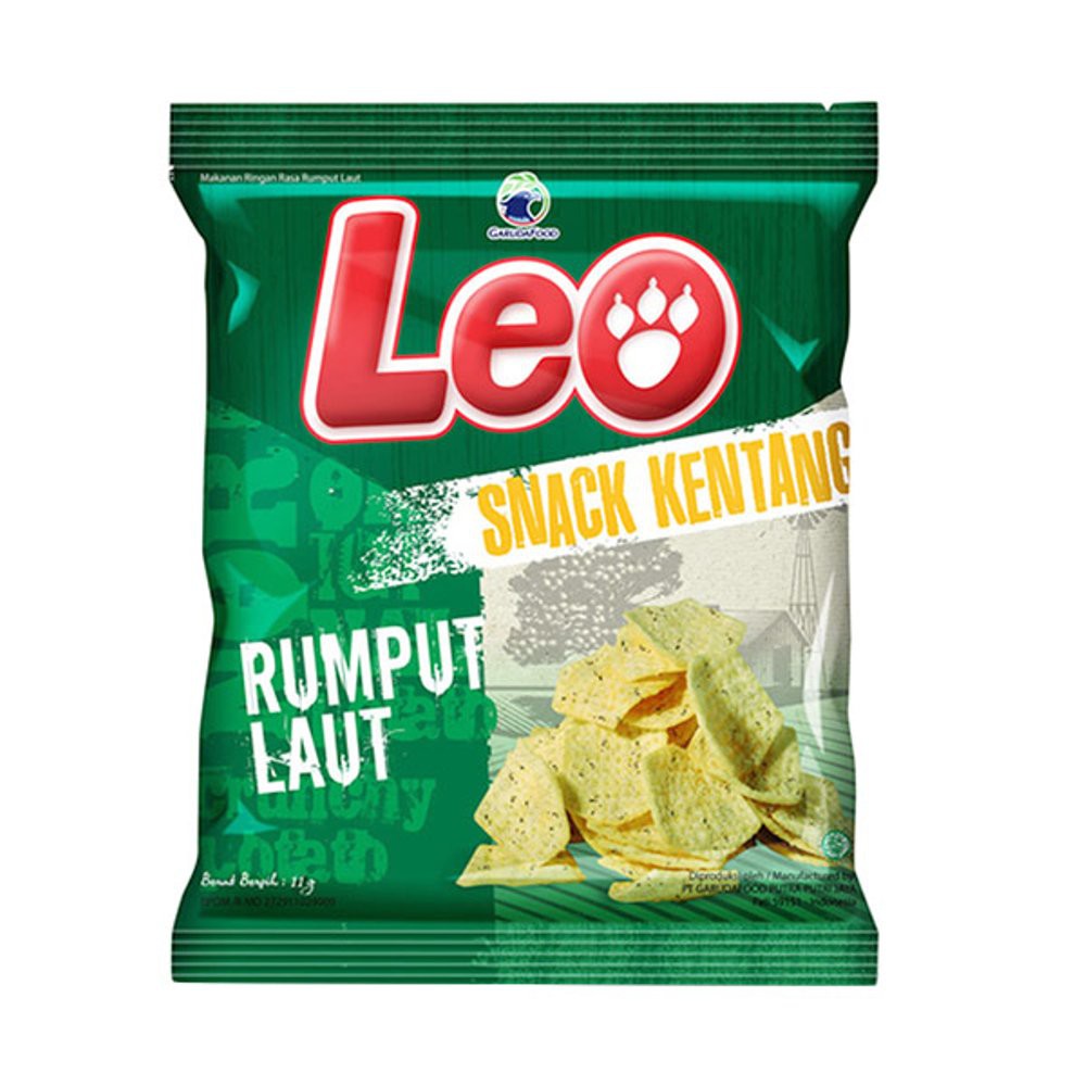 Jual Leo Kripik Kentang Rumput Laut 80 gr | Shopee Indonesia