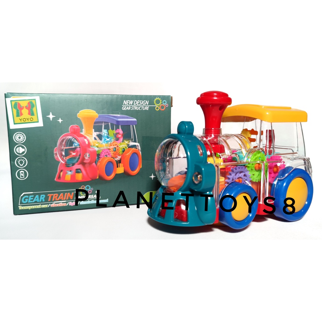 Jual Mainan Kereta Api Mobil Gear Train Car Bump and Go | Shopee Indonesia