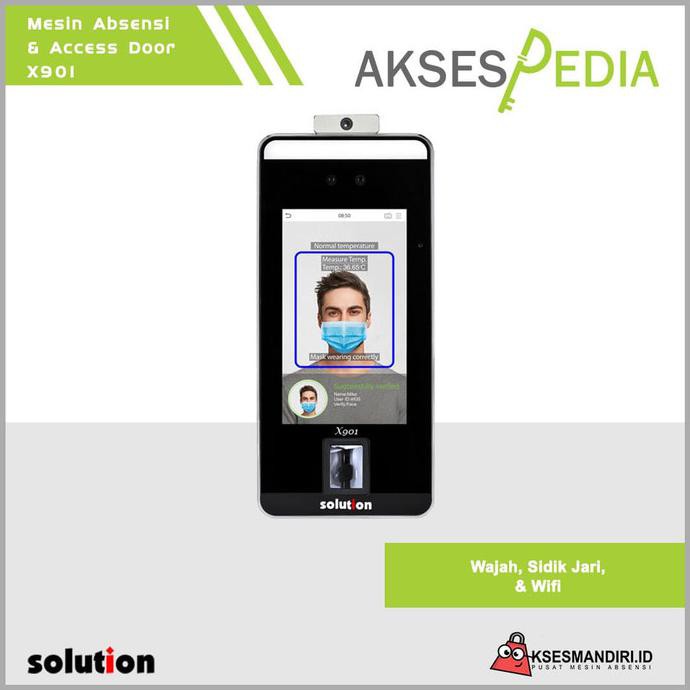 Jual Mesin Absensi Fingerprint Access Door Solution X901 Pupushopping ...