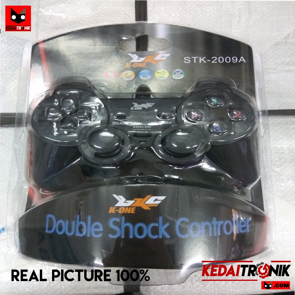 Jual Gamepad Single K-One/ Stick Playstation (PS) USB Double Shock Control | Shopee Indonesia