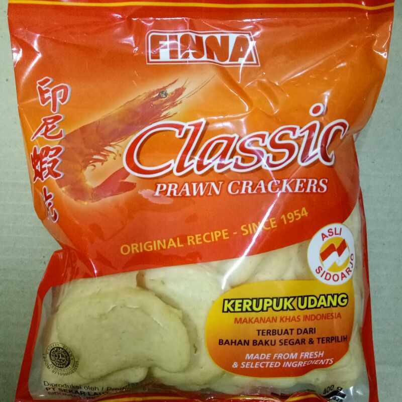 Jual Finna Classic Prawn Crackers Kerupuk Udang Krupuk Oval | Shopee ...