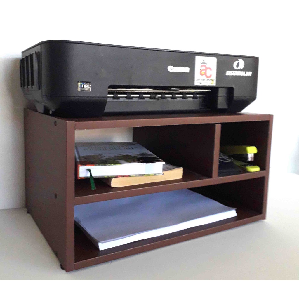 Jual Meja Printer / Rak Buku Serbaguna Bahan Multiplek / MDF | Shopee ...