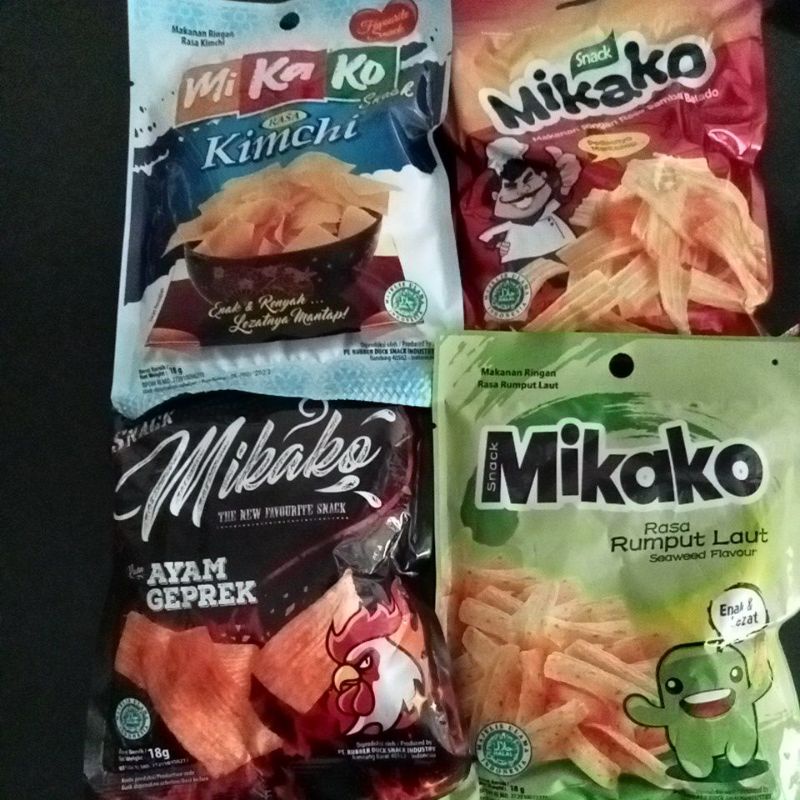 Jual mikako favorit snack 18 gr | Shopee Indonesia