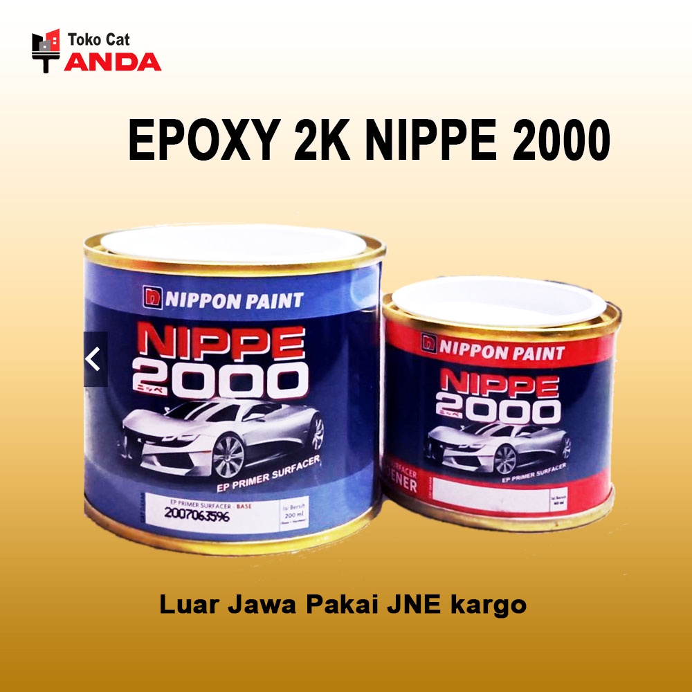 Jual Epoksi Epoxy Nippe 2 Komponen dasar - Cat dasar Nippe 2000 grey ...