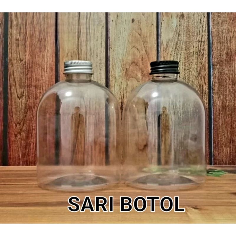 Jual BOTOL ULIR 500ML NATURAL OVAL TUTUP ULIR ALMUNIUM SILVER | Shopee ...