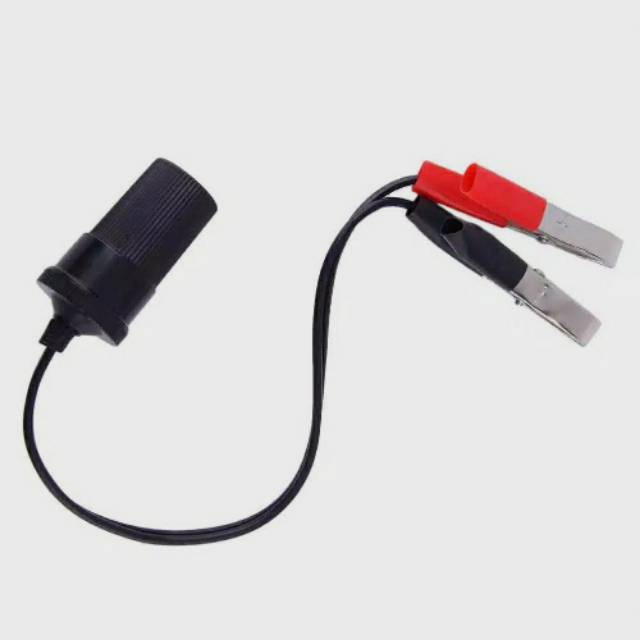 Jual KONEKTOR SOCKET LIGHTER KE AKI UNTUK KIPAS MOBIL CHARGER HP ...