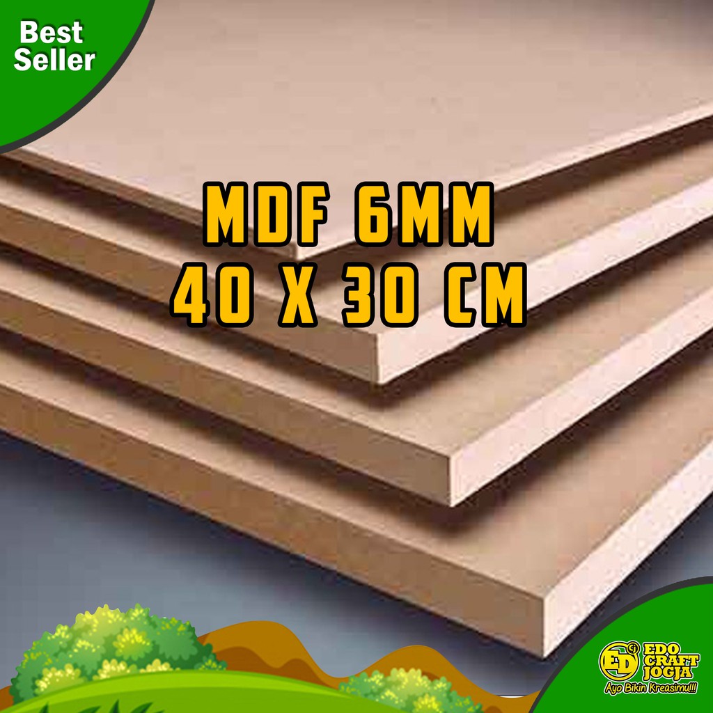 Jual Papan MDF Premium Tebal 6 mm 40 x 30 CM | Shopee Indonesia