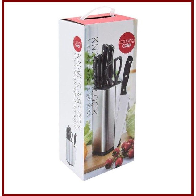 Jual Xoxo Cooking Color Set Pisau Dapur Virtus 6 Pcs | Shopee Indonesia