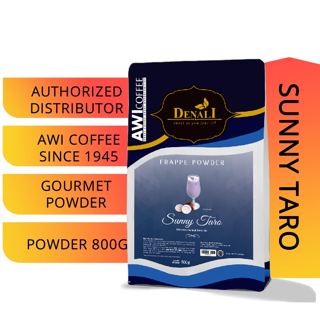Jual Awi Segar Harum I Powder Sunny Taro 800gr I denali I coffee ...