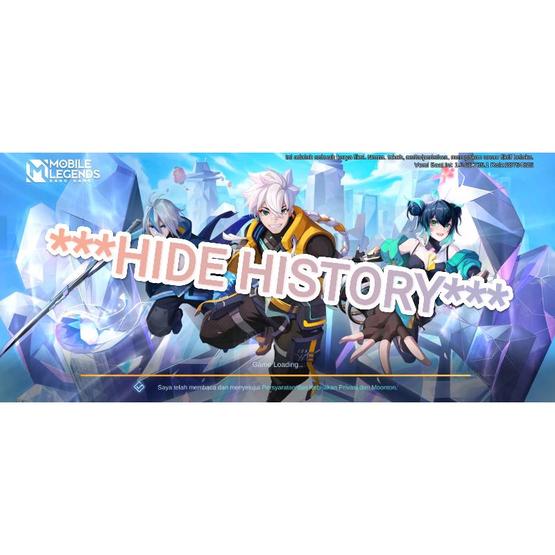 Jual JASA FOTO HIDE HISTORY MOBILE LEGENDS | Shopee Indonesia
