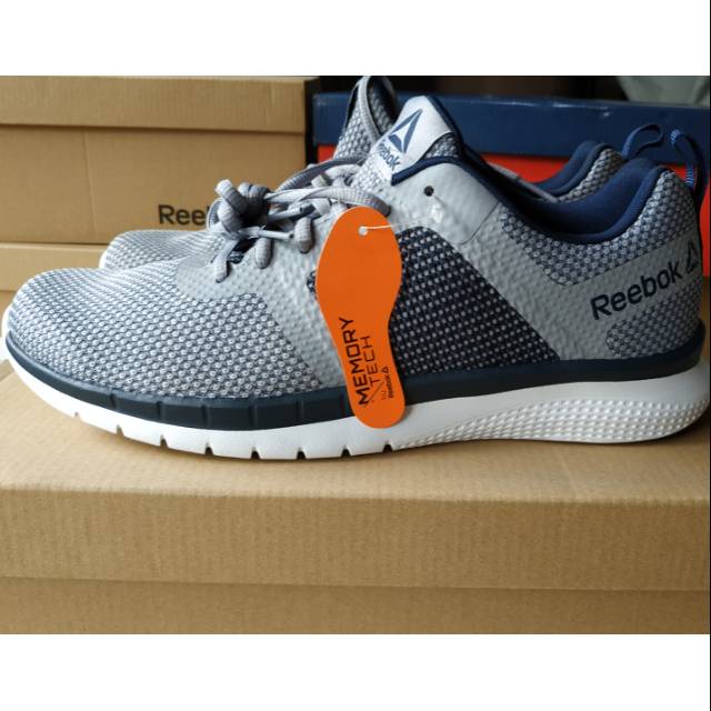 Jual Sepatu Reebok PT prime Runner CN7456 grey Ori | Shopee Indonesia