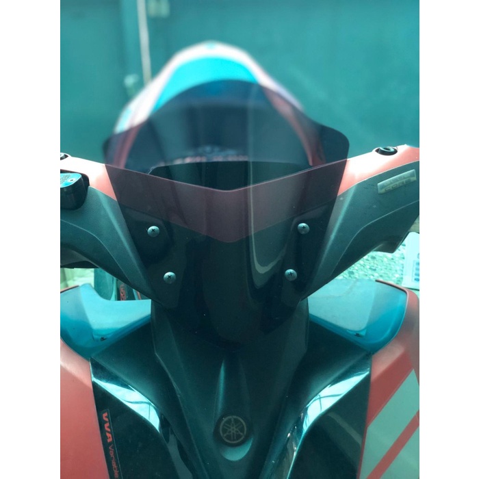 Jual VISOR YAMAHA AEROX 155 / WINDSHIELD VISOR EAROX ACRYLIC TEBAL ...