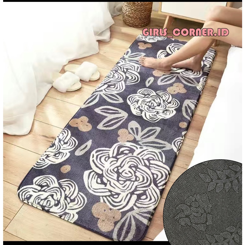 Jual KESET PANJANG MODERN BULU HALUS MINIMALIS LEMBUT40X120 ANTI SLIP ...
