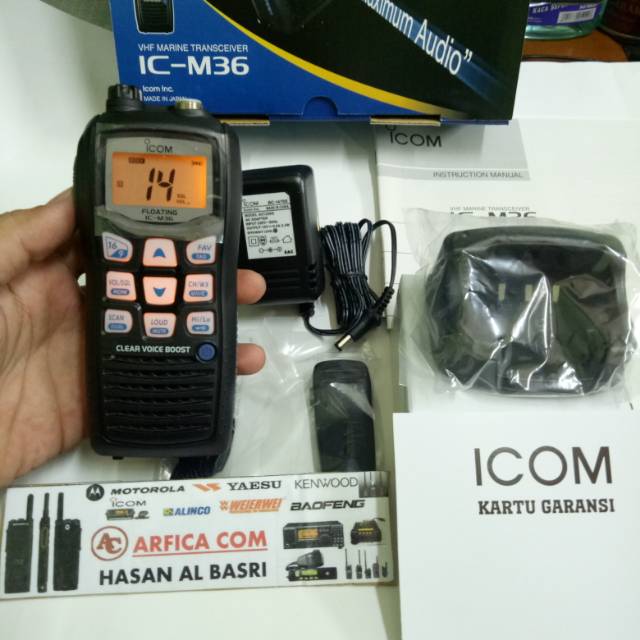 Jual HT MARINE ICOM IC-M36 IC M36 ORIGINAL MURAH | Shopee Indonesia