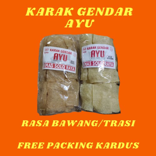 Jual KARAK GENDAR AYU (RASA BAWANG / RASA TERASI) | Shopee Indonesia