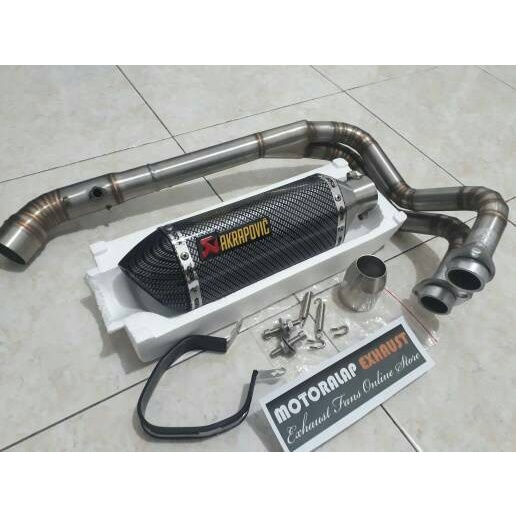 Jual Knalpot Akrapovic Carbon FS R25 / MT25 / Ninja 250 / CBR250RR ...