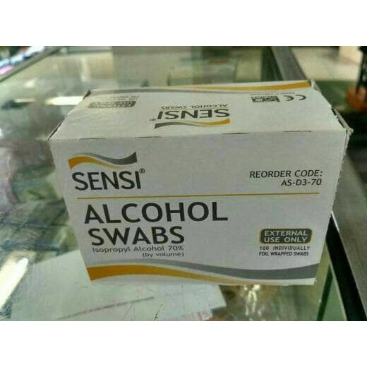 Jual SENSI ALCOHOL SWABS/TISU ALKOHOL/ALKOHOL SWABS | Shopee Indonesia