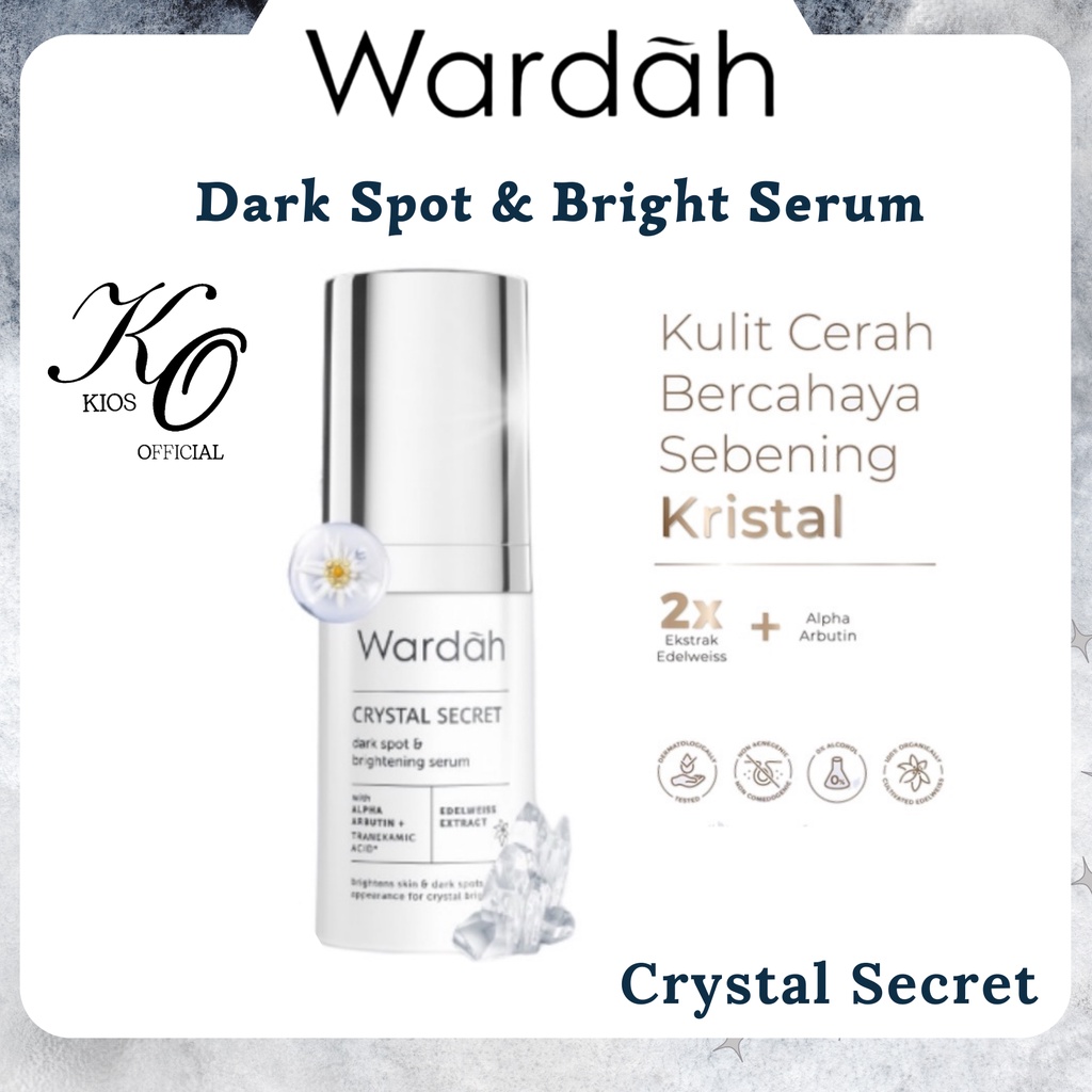 Jual Wardah Crystal Secret Dark Spot & Brightening Serum 20ml | Shopee Indonesia