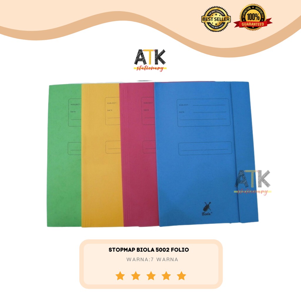 Jual Stopmap/ Map Folio 5002 Biola Map Kertas atk | Shopee Indonesia