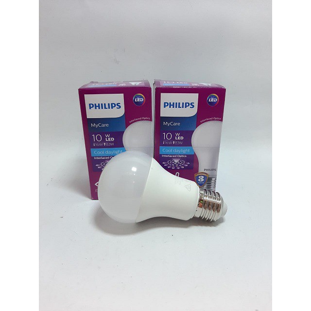 Jual Lampu LED Philips 10 Watt Bohlam Putih | Shopee Indonesia