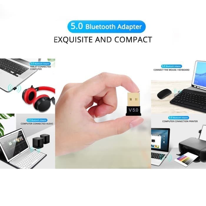 Jual USB Bluetooth 5.0 - USB Dongle Adapter 5.0 Bluetooth | Shopee ...