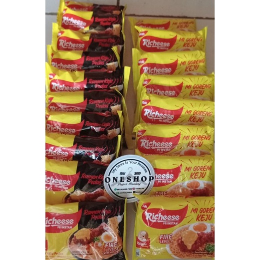 Jual Mie Instan Keju / Mie Richeese / MIE KEJU PEDAS RICHEESE / Mie ...