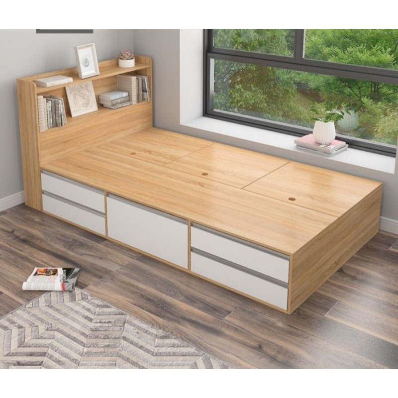 Jual ranjang dipan ranjang kasur kayu laci dan lemari hpl ranjang anak ...