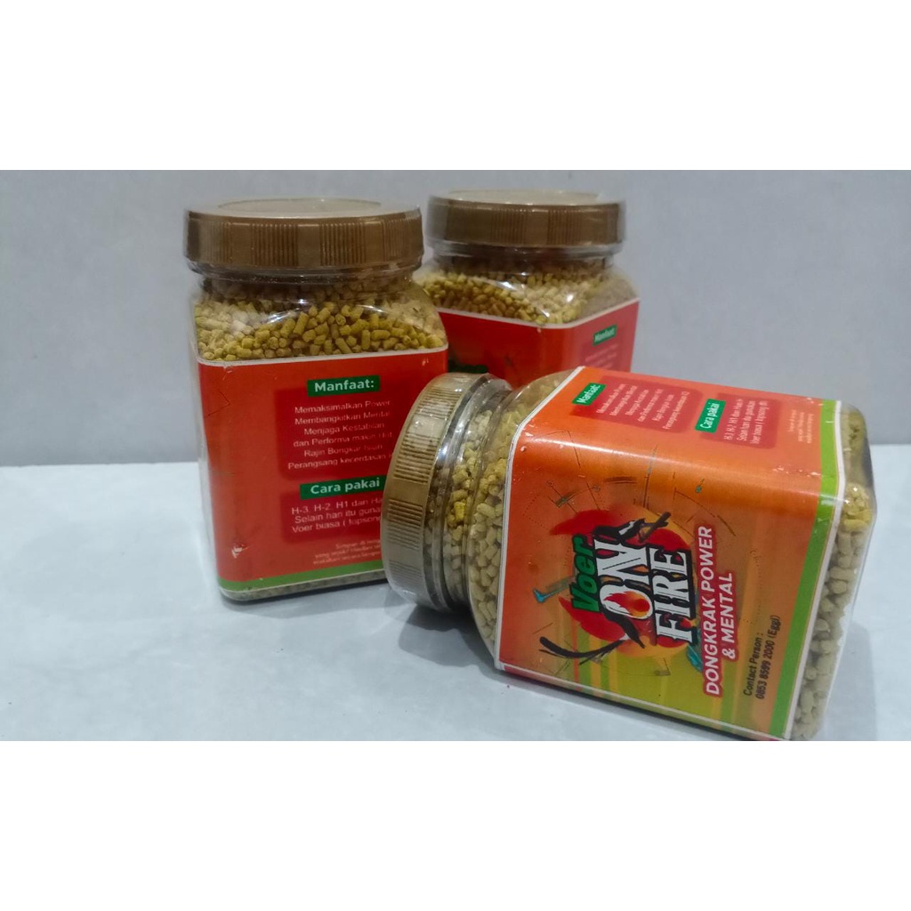 Jual VOER ON FIRE COKLAT DONGKRAK POWER DAN MENTAL JUARA UNTUK MURAI ...