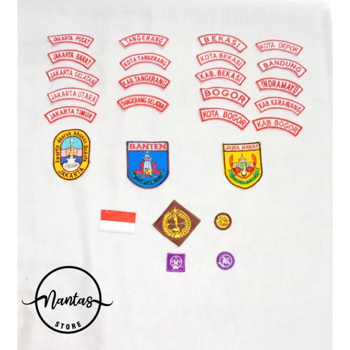 Jual Bet Pramuka Bordir Lengkap Bet Pramuka Laki-laki Perempuan Bet ...