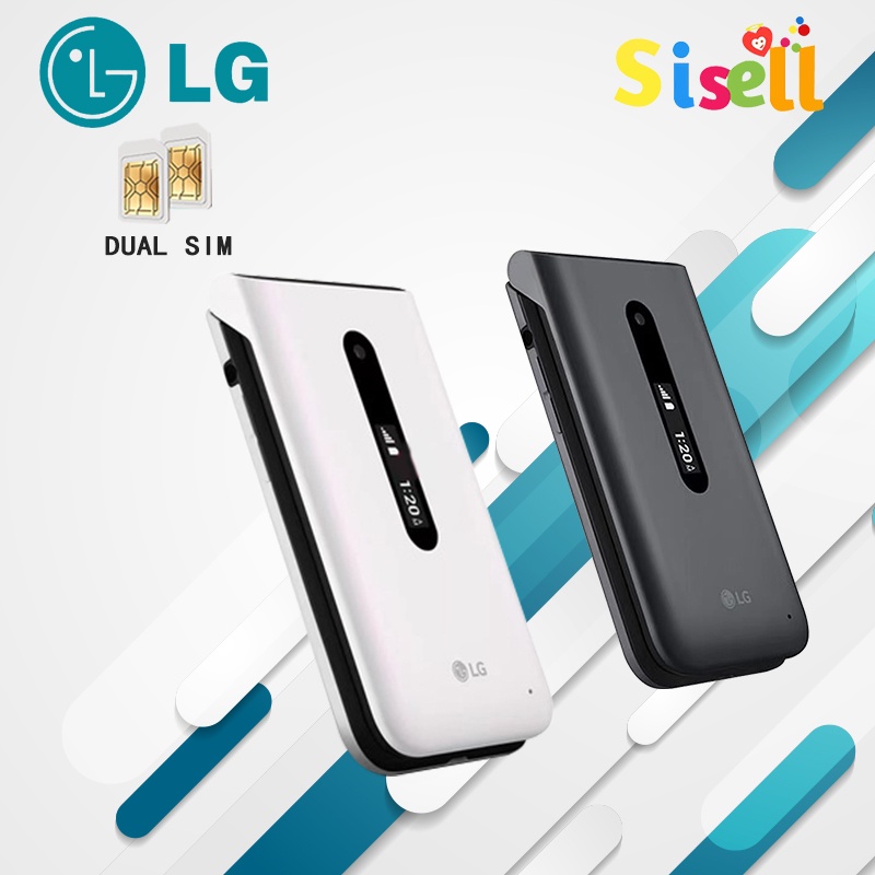 Jual HP LG Folder 2 Quad Band 2G dual sim lipat phones dual screen flip ...