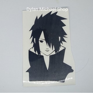Jual Stiker Siluet Sasuke Uchiha Sharingan Naruto Laptop Cutting ...